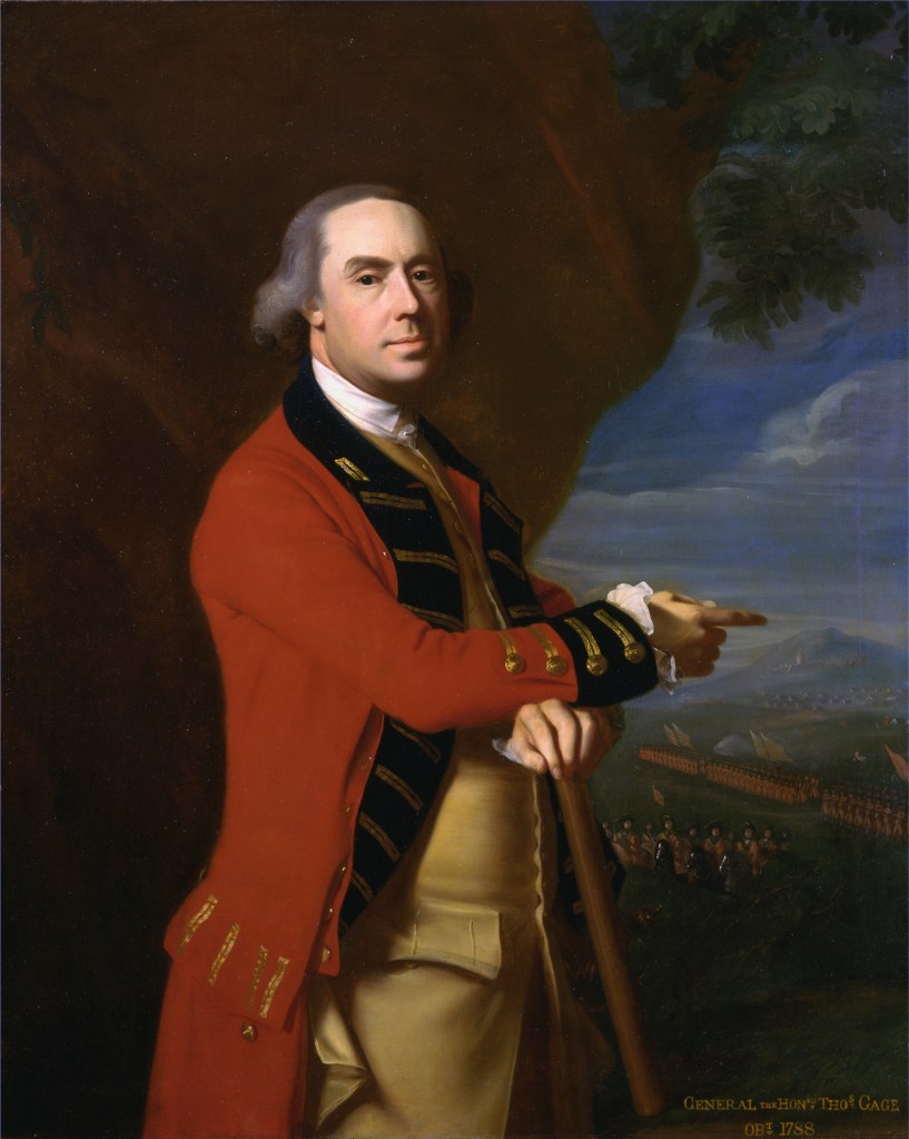 British Leadership – Bunker Hill – Emerging Revolutionary War Era