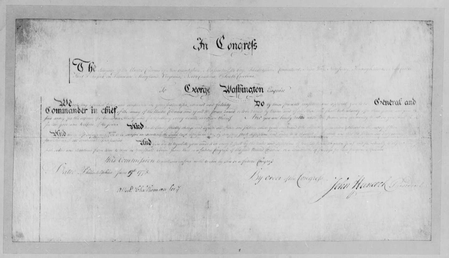 250 Years Ago Today George Washington Accepts Command – Emerging ...